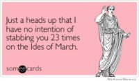 5 Funny Ides of March Memes to Post on Social Media | InvestorPlace